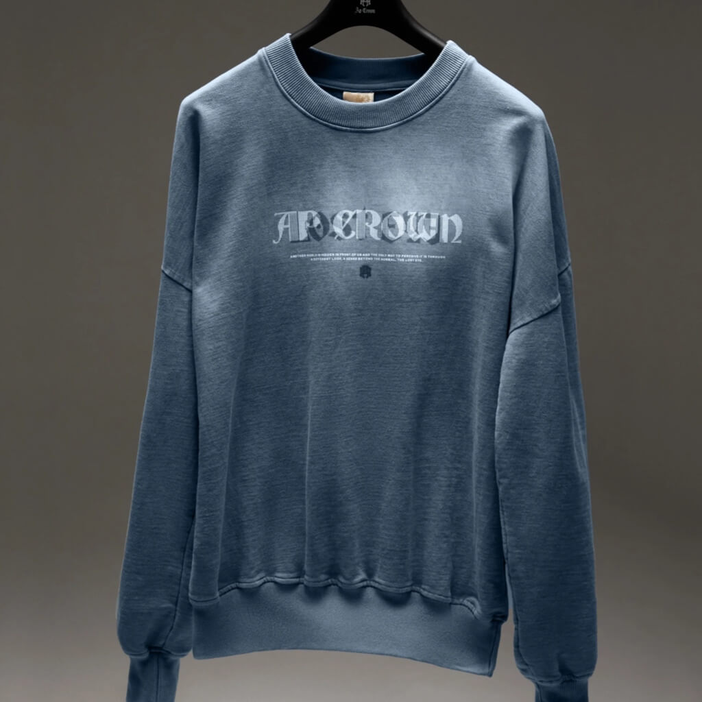 AP CROWN LOST EYE CREWNECK SIXTH AZUL – Libur