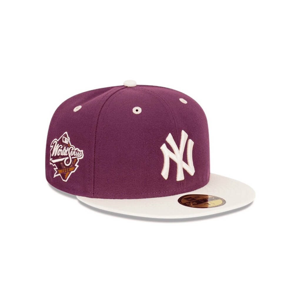 NEW ERA 59FIFTY MLB NY YANKEES WORLD SERIES PURPLE CLOSED CAP – Libur